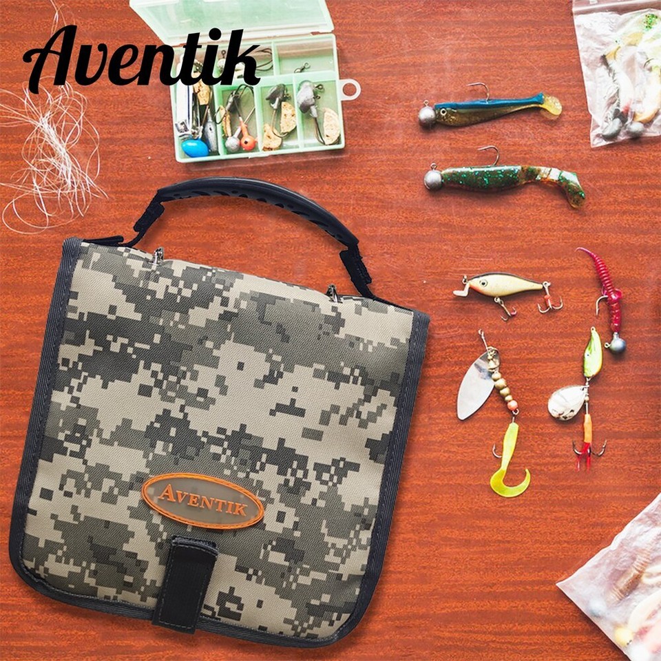 Aventik Fishing Tackle Binder Bait Storage Soft Bait Binder Bag 10 ...