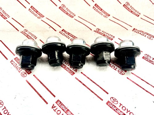 5 Toyota Land Cruiser GENUINE OEM Black Lug Nuts PT076-0C200-02 TAKE ...