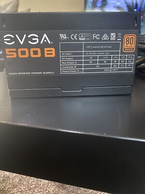 EVGA 500B Power Supply Unit | eBay