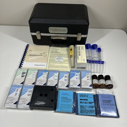 Palintest Pocket Tester & Colour Comparator Test Kit w/ Case & Lots of ...