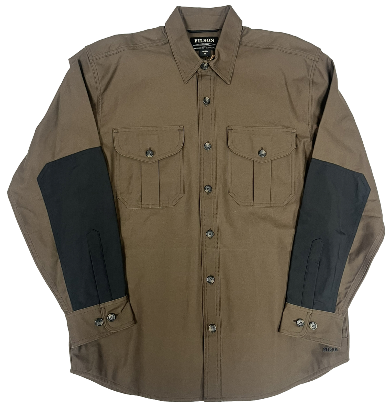 Filson Weather Worker Jac Shirt 20067691 Marsh Olive Field Jacket Black ...