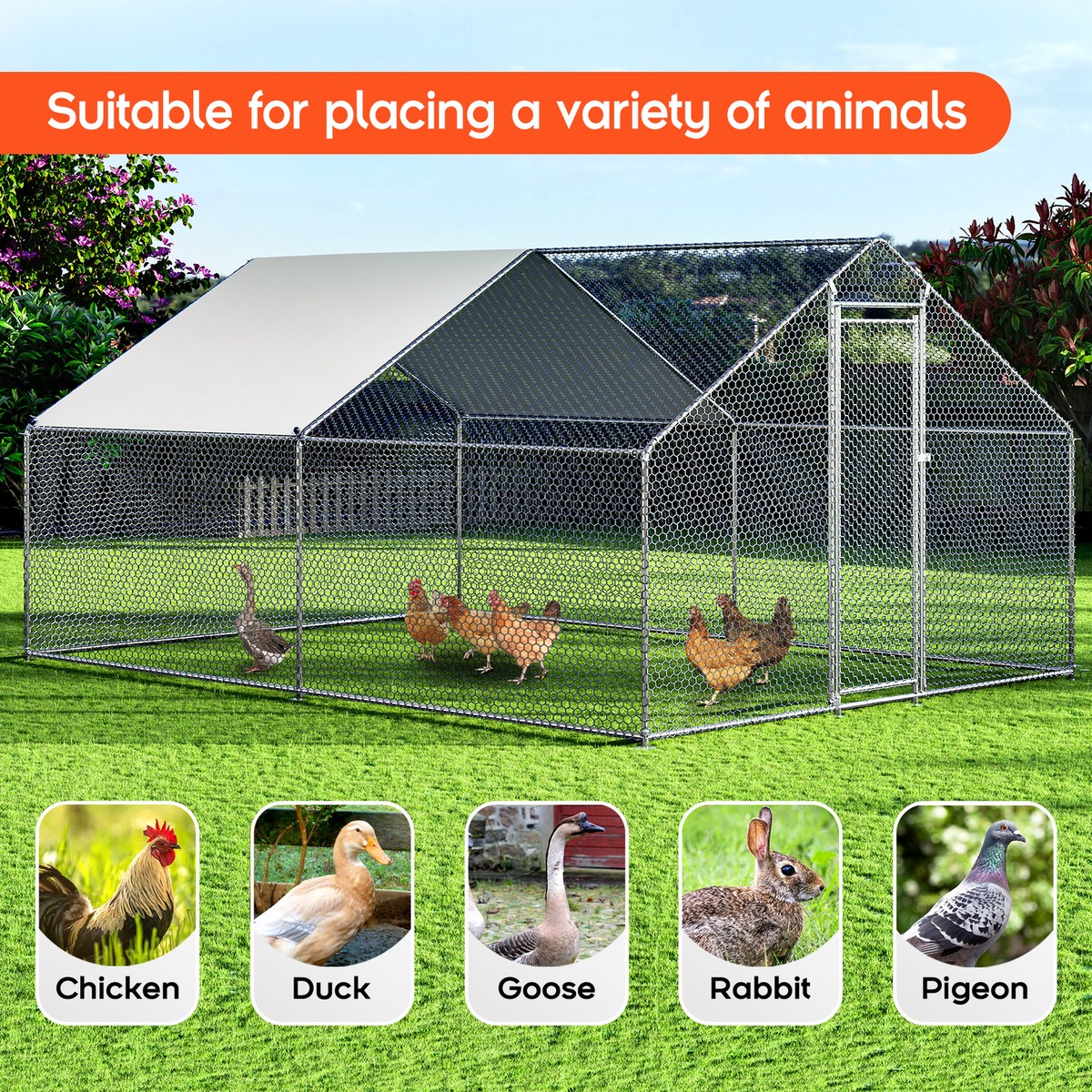 Walk In Chicken Coops With Runs Omlet Poultry Walk In Chicken Run For