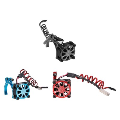 36mm Motor Alloy Heat Sink Radiator with High Fan for 1/8 1/10 RC Car ...