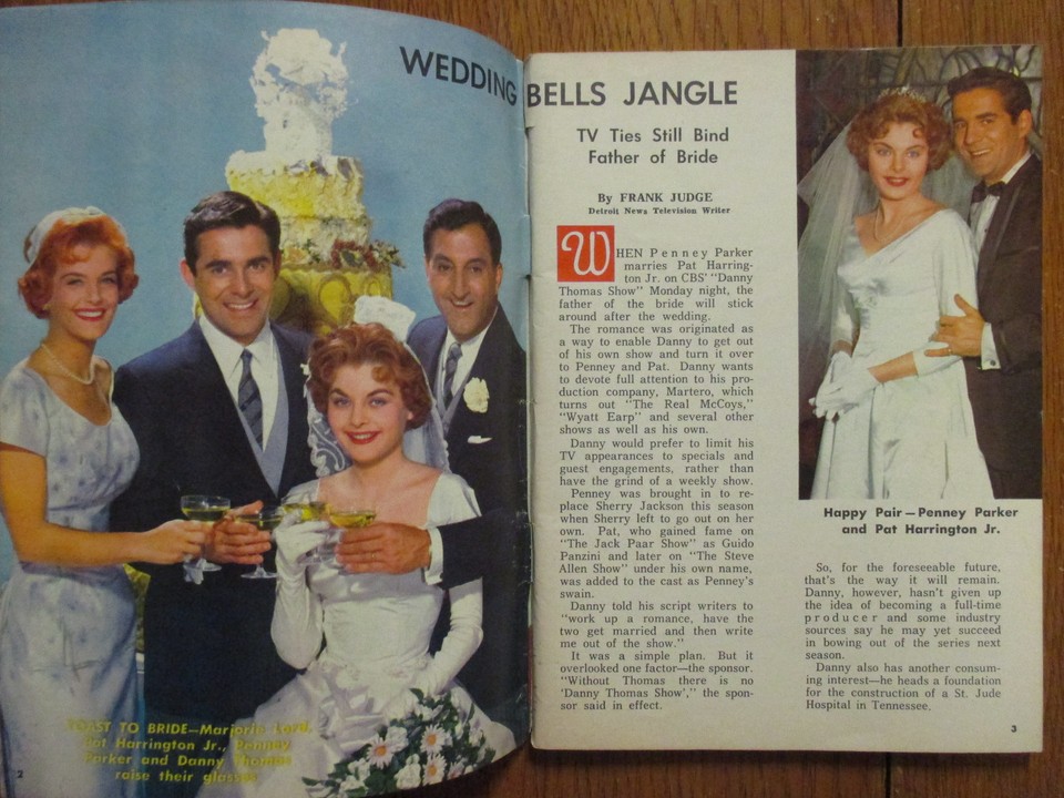 Ma-1960 Detroit News TV Mag(JUNE LOCKHART/TONY CURTIS/PENNEY PARKER ...