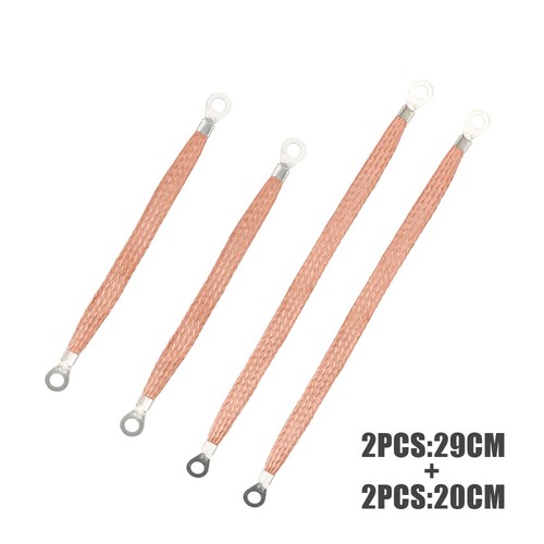 4Pcs Engine Ground Strap Copper Cable For Car Truck Firewall Engine ...