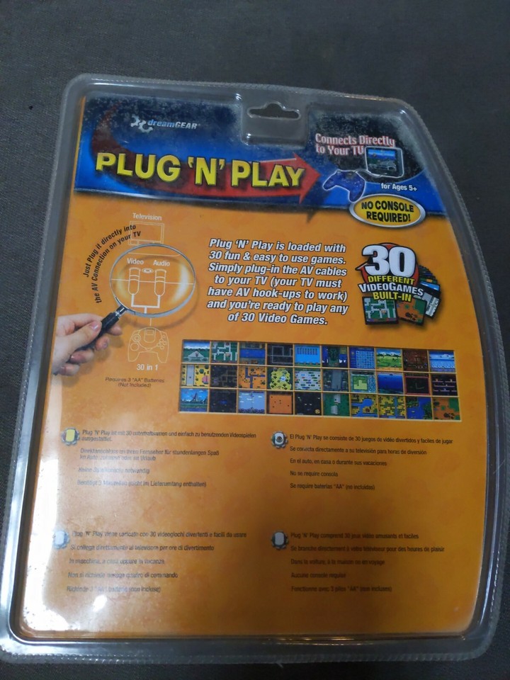 NEW dreamGEAR Plug 'N' Play Controller 50 Games -sw5 | eBay