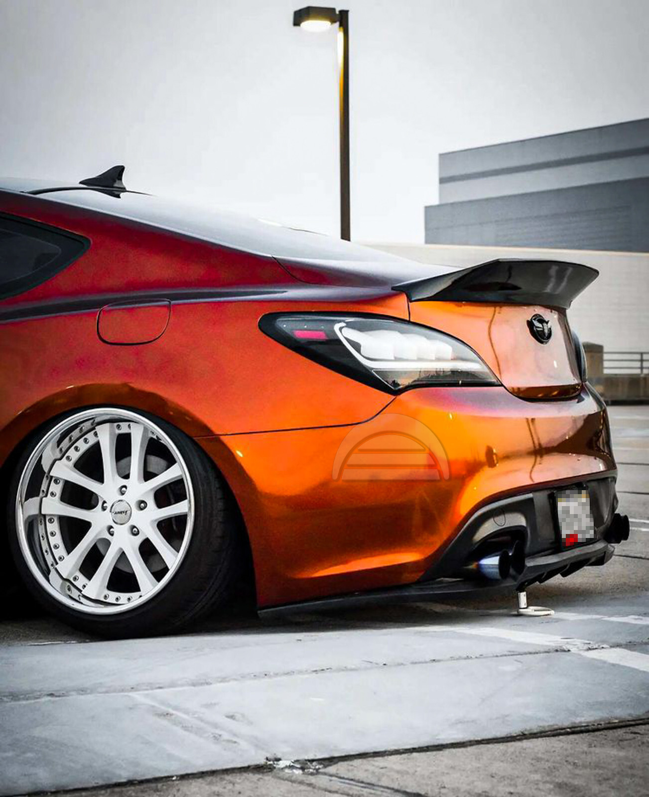 Rear Ducktail spoiler for Hyundai Genesis Coupe 2008 - 2016 Duckbill ...