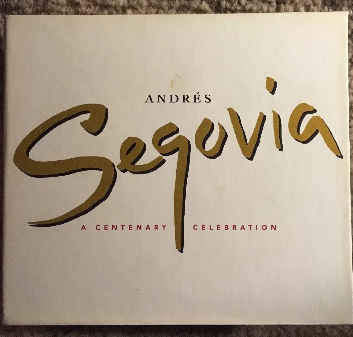 Segovia Cd A Centenary Celebration 4 Disc Box Set The Decca Years NM ...