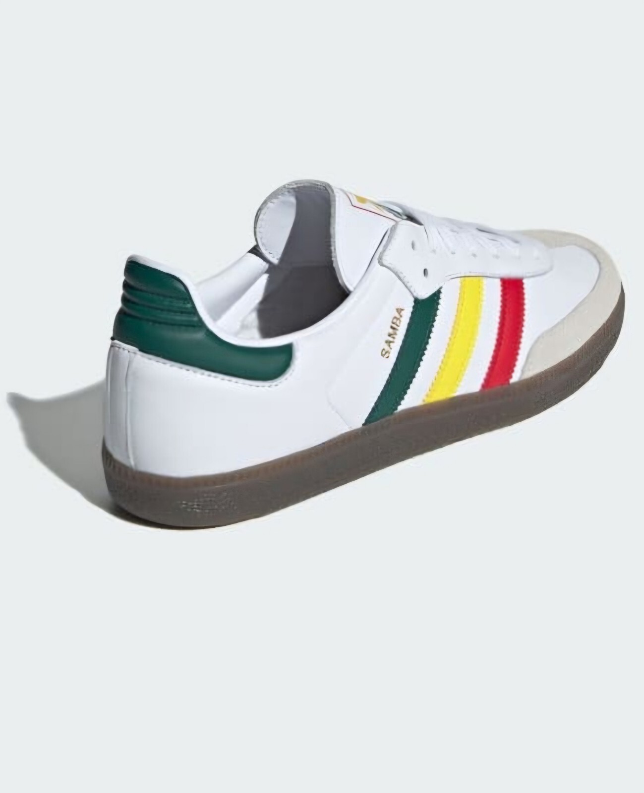 ADIDAS Originals SAMBA OG "Rasta pack" white trainers UK9 IH3118 | eBay