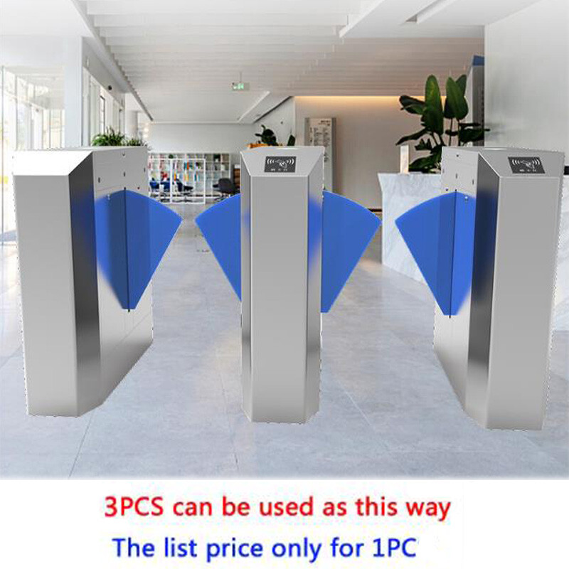 304 Stainless Access Control Auto Swing Gate Safety Door Turnstile ...