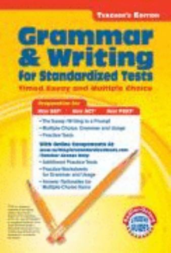 Grammar and Writing for Standardized Tests - Teacher's Edition: Timed ...