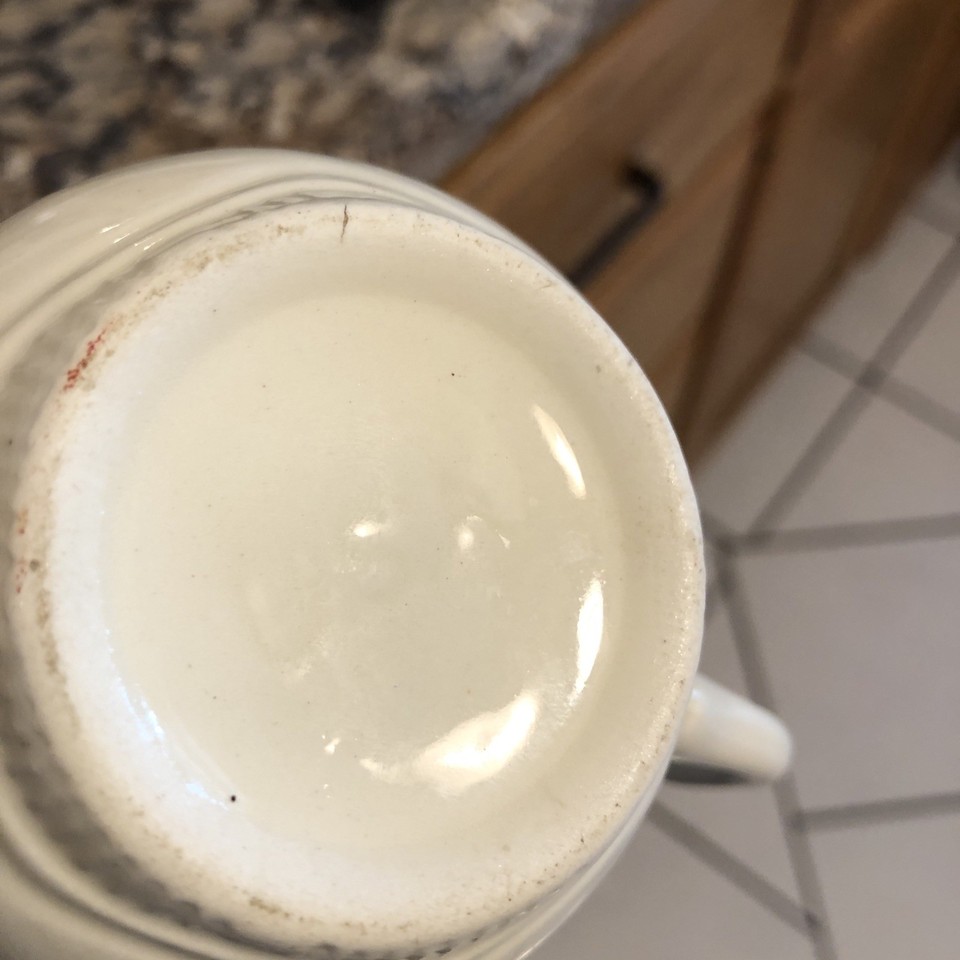 Vintage Scio Pottery “Hazel” Pattern Lidded Sugar Dish Floral Design ...