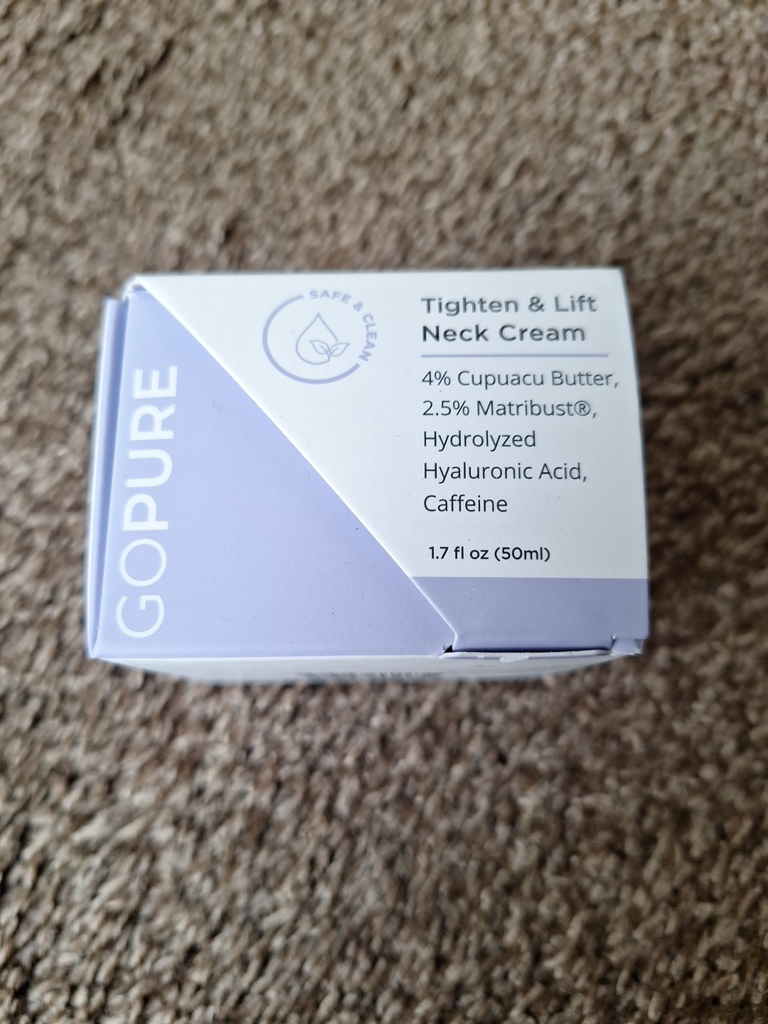 GoPure Neck Firming Cream - 1.7 oz - Tighten & Lift Exp 11/26. Sealed ...