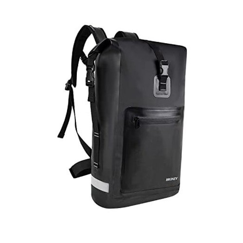 Waterproof Backpack Dry Bag 30L Roll Top Closure with Front Zippered ...