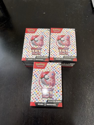 Pokemon Scarlet Violet S3.5 151 Booster Bundle Box Lot Of 3 Sealed ...