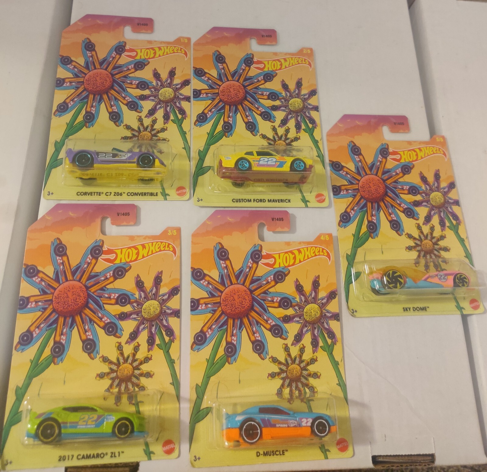 2022 Hot Wheels Spring Easter Complete Diecast Car Assortment V1405 Set ...