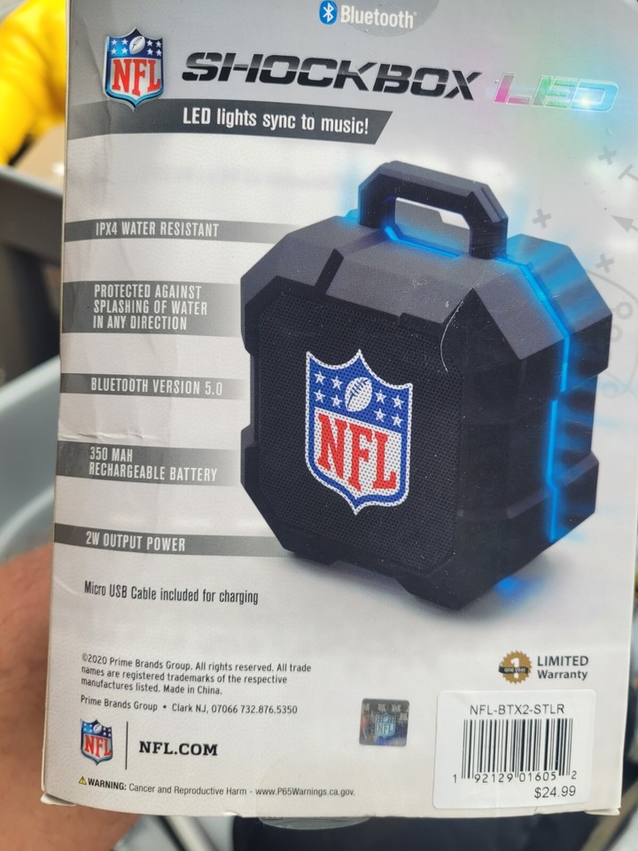 Pittsburgh Steelers LED wireless speaker Shockbox bluetooth | eBay