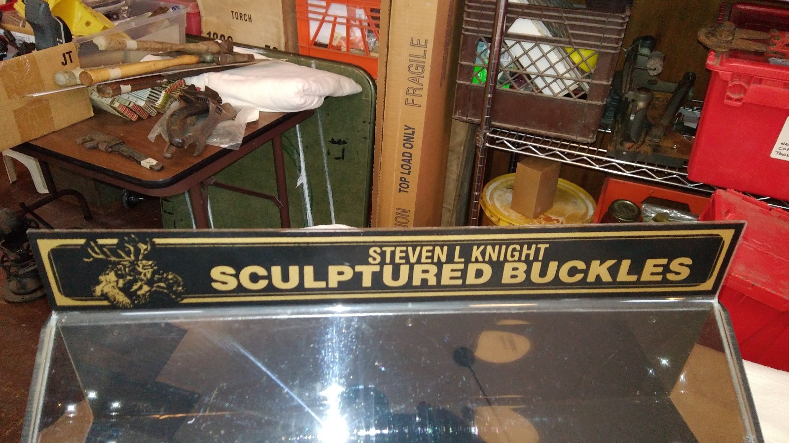 Vintage Steven L. Knight Belt Buckles Dealer Display NICE! | eBay