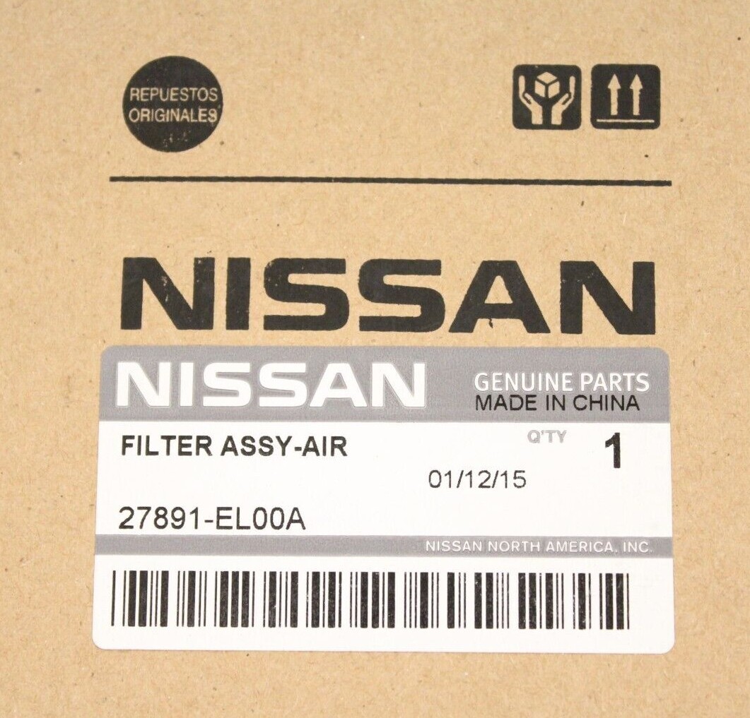 (Pack Of 2) Nissan Versa 2007-2013 Cabin Air Filter Part# 27891-EL00A ...