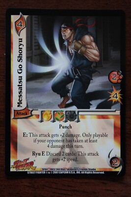 UFS Street Fighter Attack- "Messatsu Go Shoryu" Set SF04 | eBay