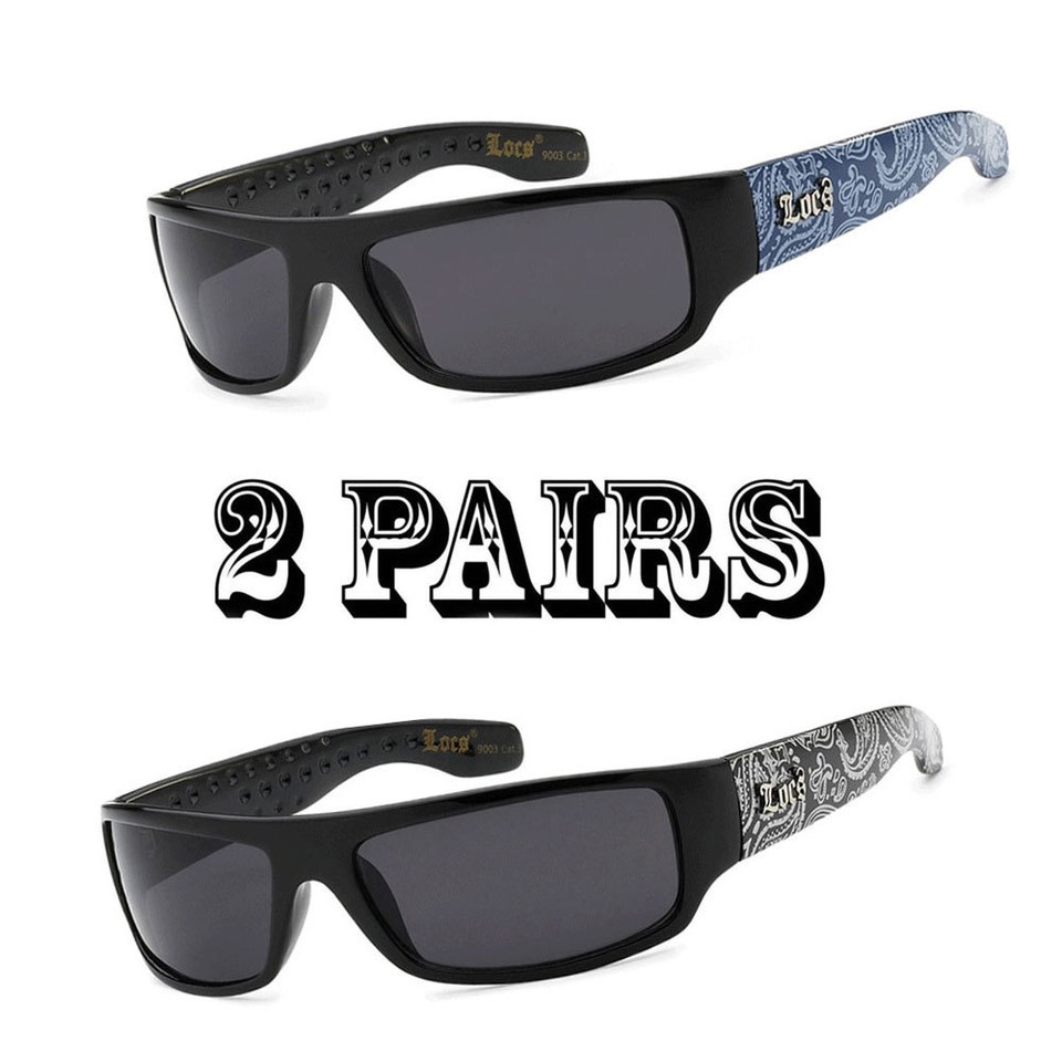1 or 2 Pair(s) Mens OG Locs Authentic Gangster Cholo Sunglasses BDNA | eBay