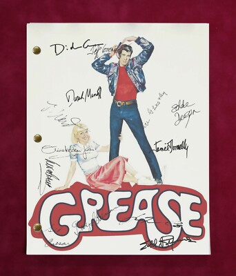 Grease Complete Movie Script With Reproduction Signatures | eBay
