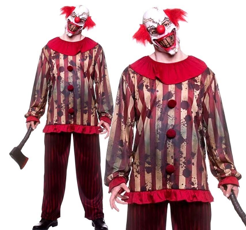 Scary Clown Halloween Costumes For Men
