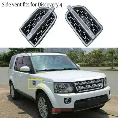 Chrome Side Vent Grille Mesh Grill Fits for Land Rover Discovery 4 LR4 ...