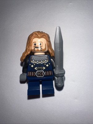 LEGO The Hobbit Fili The Dwarf Dark Blue Outfit LOR097 Minifigure From ...