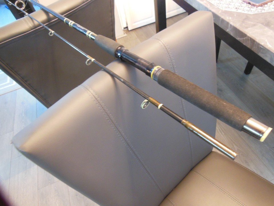 Vintage Zebco Omega Graphite Glass 2pc 6'6" Rod Model 5330 Medium Action Rod USA | eBay