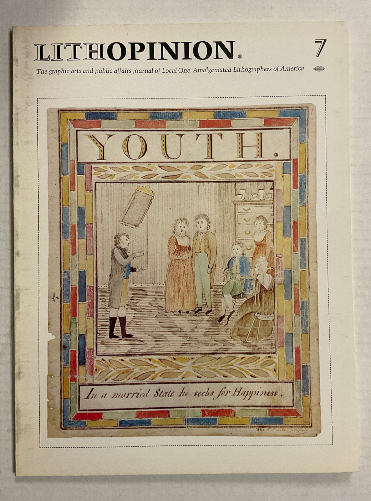 Lithopinion #6 & #7 Graphic Arts Journal Amalgamated Lithographers ...