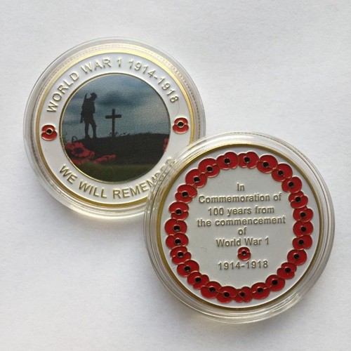 First 1st World War 1 Commemorative Coin Commemorate 100 years of the ...