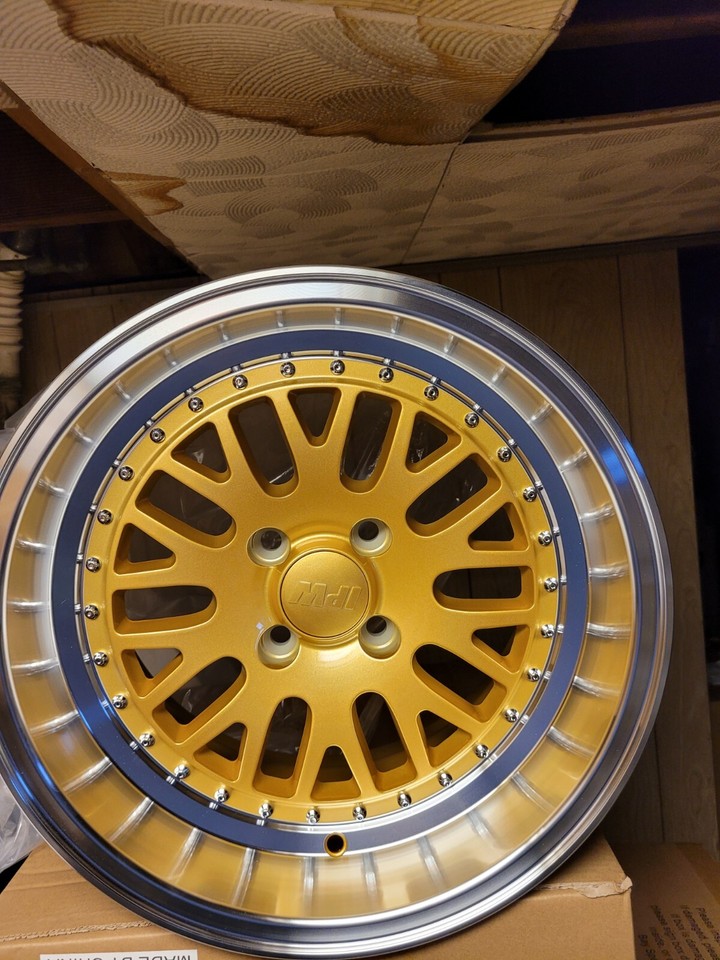 Sold Out CCW STYLE REPS WHEEL RIMS FITMENT 15X8 +0 OFFSET 4X100 gold | eBay