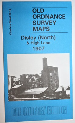 Old Ordnance Survey Map Disley (North) & High Lane 1907 Godfrey Edition ...