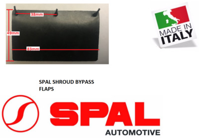 For Spal Fan shroud flaps Airflow By Pass Speed Flap(suits custom Fan ...
