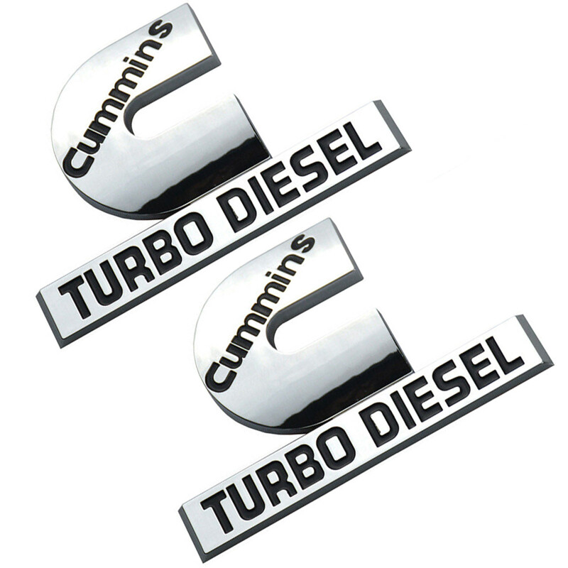 Cummins Turbo Diesel Badge