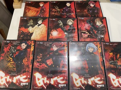 GANTZ Complete Japanese Anime Volume 1-10 DVD RARE OOP | eBay