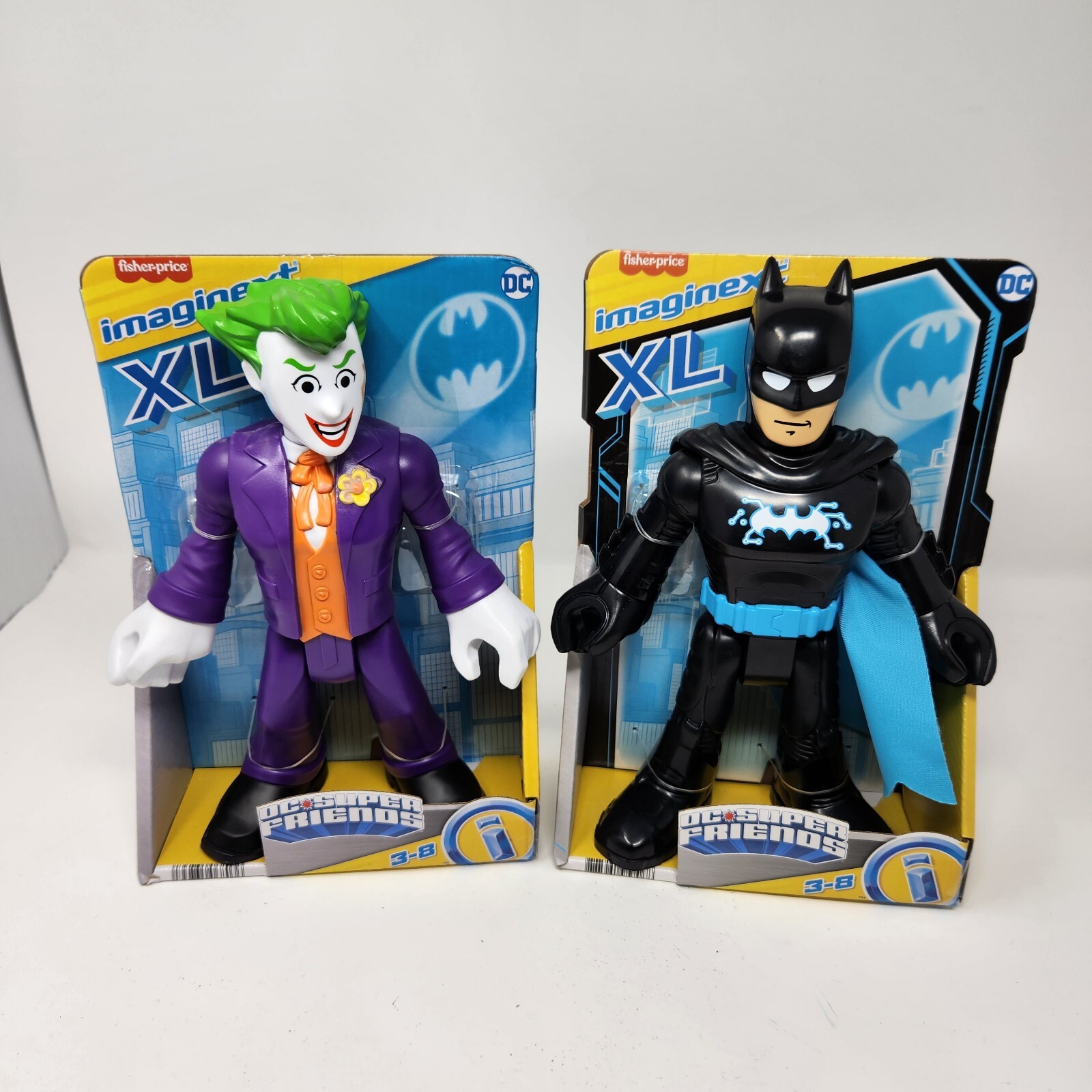 BATMAN & JOKER IMAGINEXT DC SUPER FRIENDS XL ACTION FIGURE New | eBay