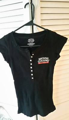 NEW Michael Collins Irish Whiskey Shirt Women's Small with buttons in ...