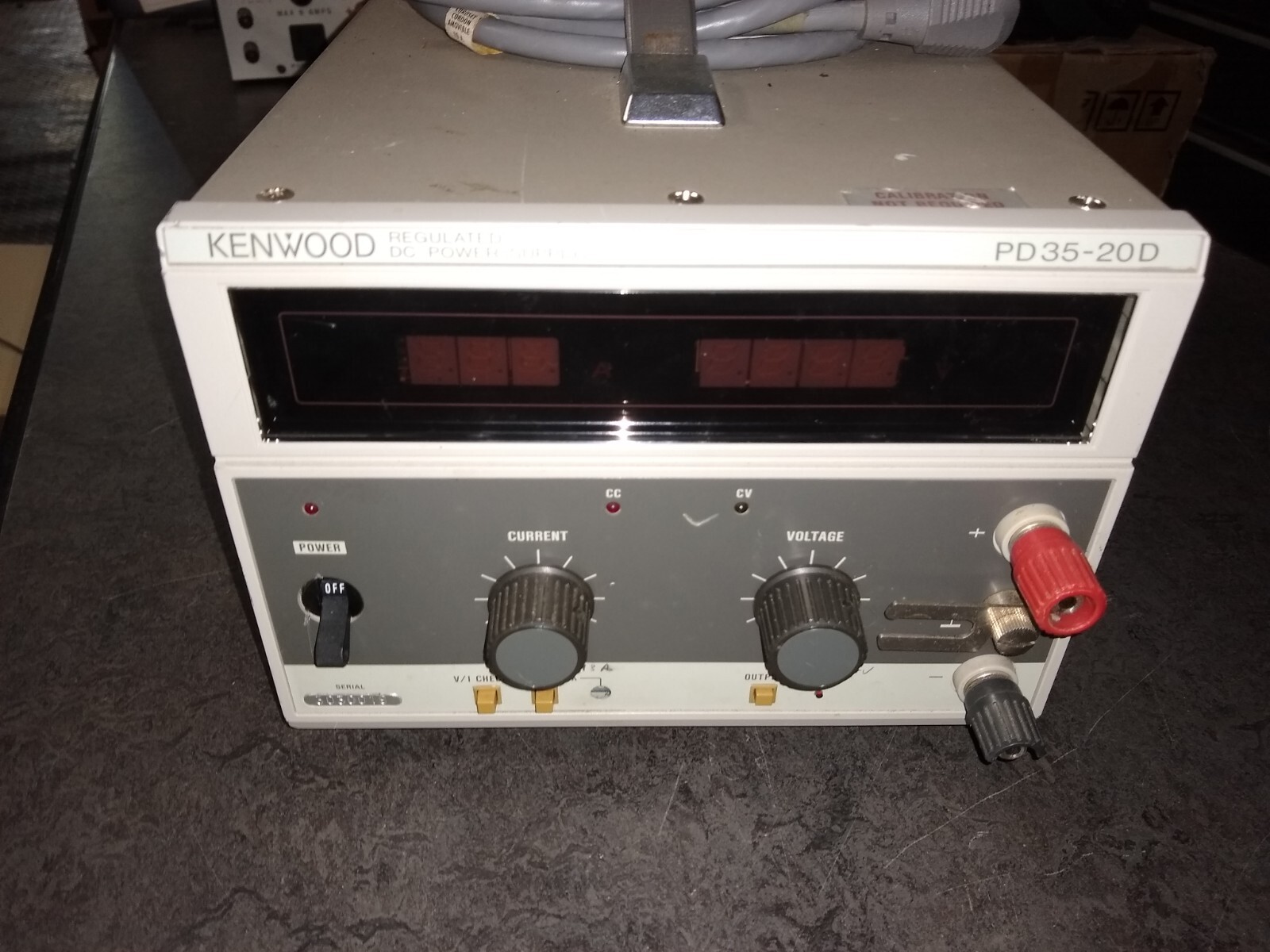 Kenwood PD35-20D Digital Regulated DC Power Supply 0-36V 0-20A LOAD ...