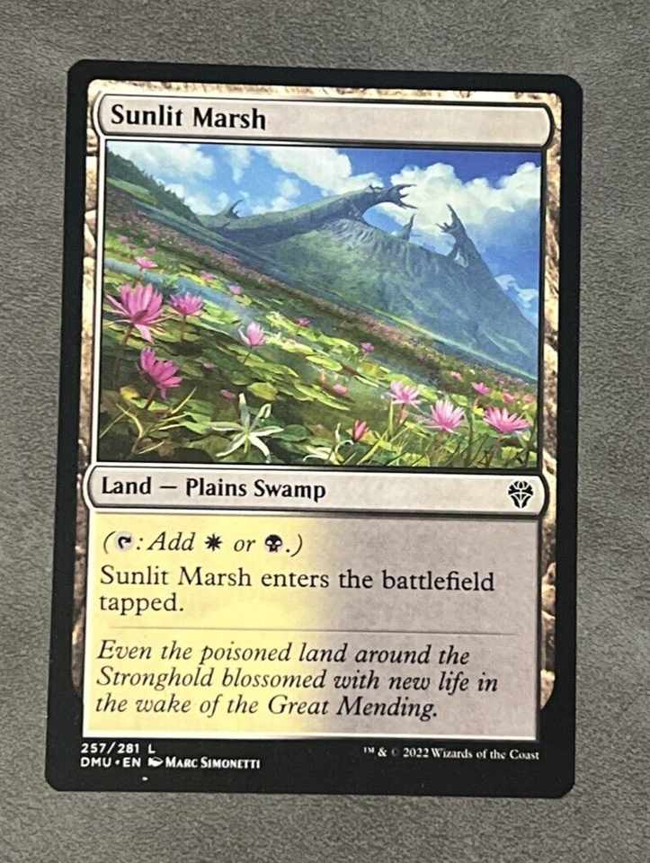 DOMINARIA UNITED / DMU MTG Dual Lands - Set of ALL 10 - Typed Fetchable ...