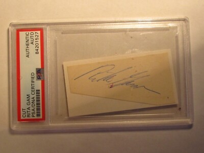 Rita Gam PSA/DNA Certified slabbed cut Autograph | eBay