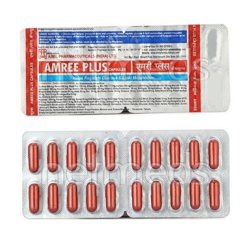 AIMIL Amree Plus Capsules Ayurvedic product 20 pcs pack free shipping ...
