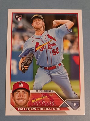 Matthew Liberatore 2023 Topps Series 1 Baseball #52 RC St. Louis ...