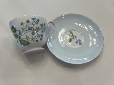 Vintage Shelley Tea Cup & Saucer American Brookline Design Richmond ...