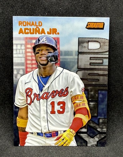 Ronald Acuna Jr. 2022 Stadium Club Destiny ORANGE #d 50/50 eBay 1/1 ...