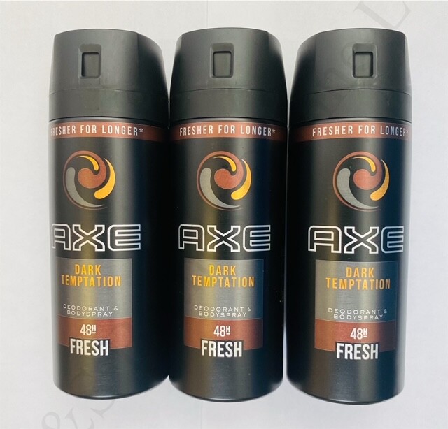 3 x Axe ( Lynx) Deodorant Body Spray 150ml Marine Musk Africa Peace ...