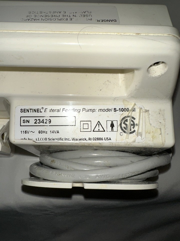 Alcon Sentinel External Feeding Pump, S-1000-SI | eBay