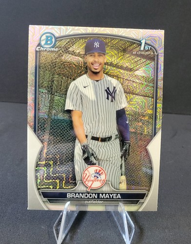 2023 Bowman Chrome Brandon Mayea 1st Prospects Mojo Refractor BCP-188 ...