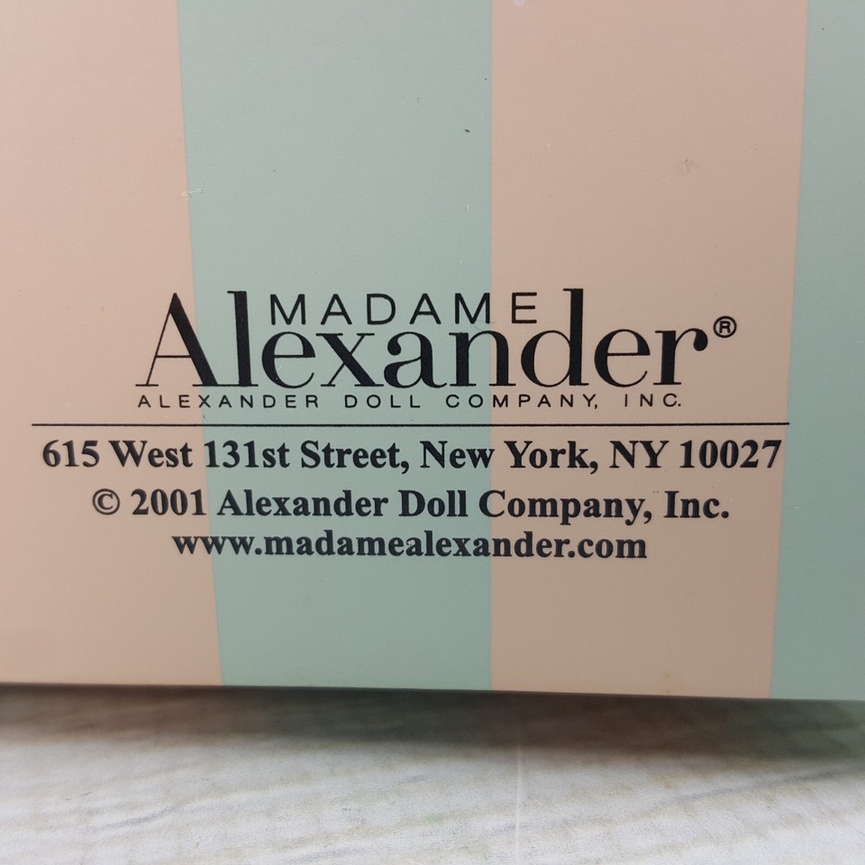 Vintage Madame Alexander Doll French White Godey #33560 w COA Never Out ...